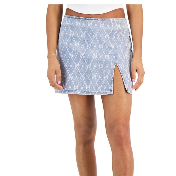 Skirts | Juniors Slit Detail Ultra Mini Skirt | Poshmark